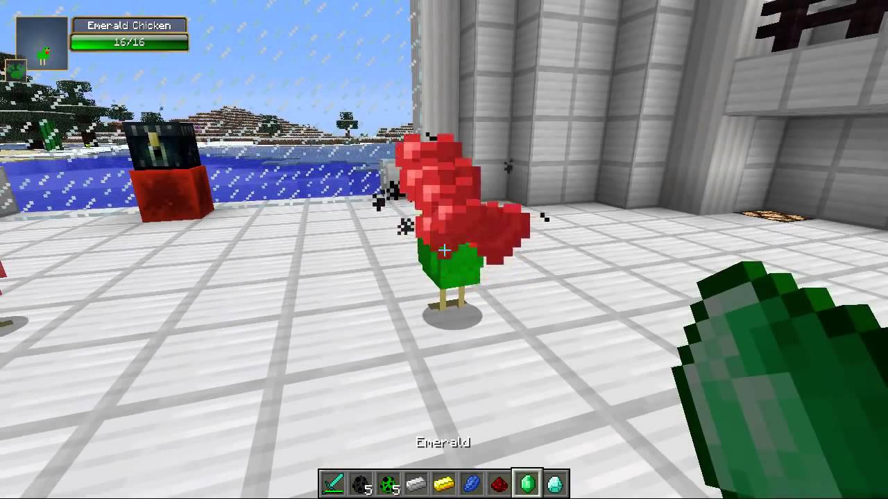 Minecraft | MO' CHICKENS! (Fire Breathing, Poisonous, Laying Diamonds ...