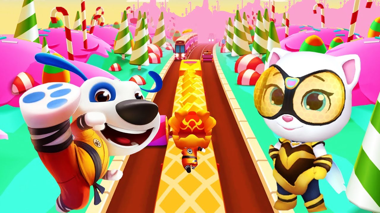 Kung Fu Hank Vs Queen Bee Angela - Talking Tom Gold Run Vs Talking Tom ...