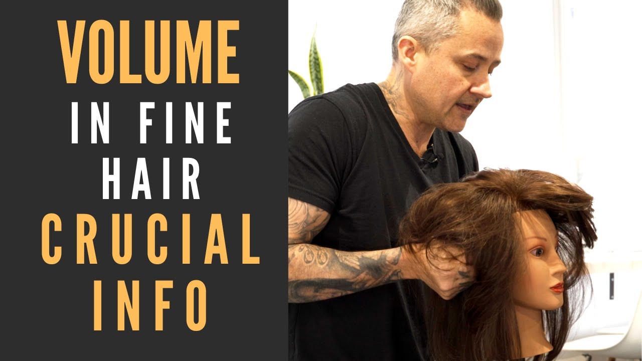 Volume In Fine Hair NOT JUST STYLING TIPS - YouTube