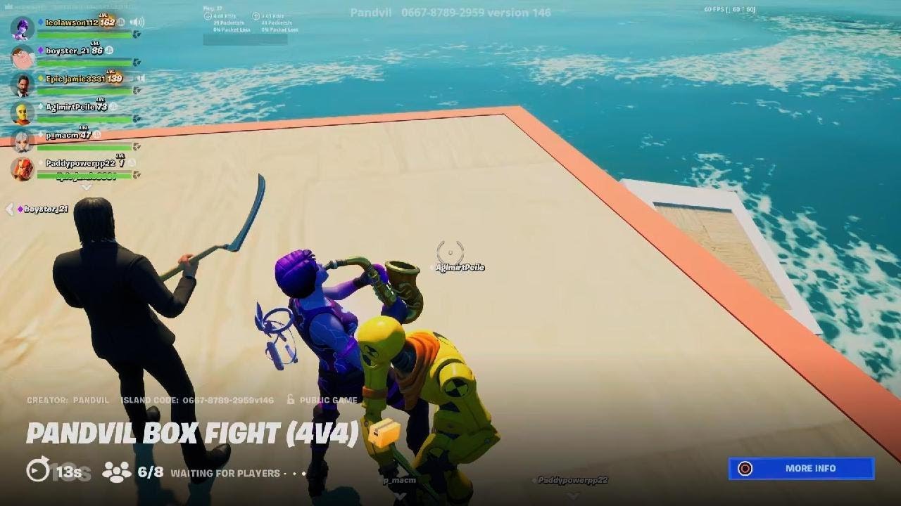 4v4 pandvil box fights 39 - YouTube