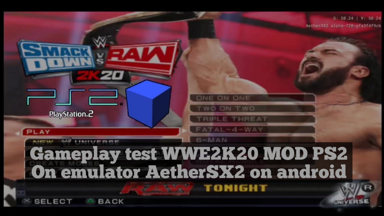 WWE Smackdown Vs Raw 2011 PS2 MOD WWE2K20 Gameplay Test on Android ...