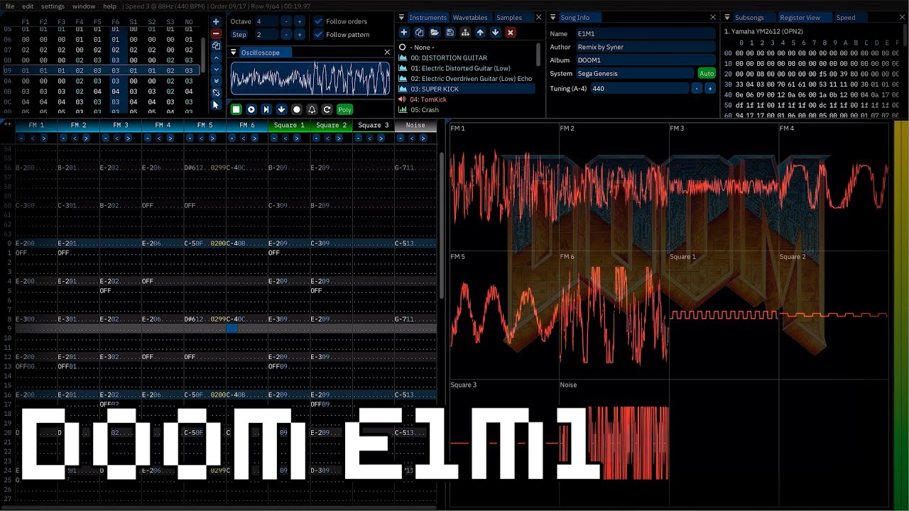 DOOM - E1M1 (Sega Genesis/Mega Drive Remix) - YouTube