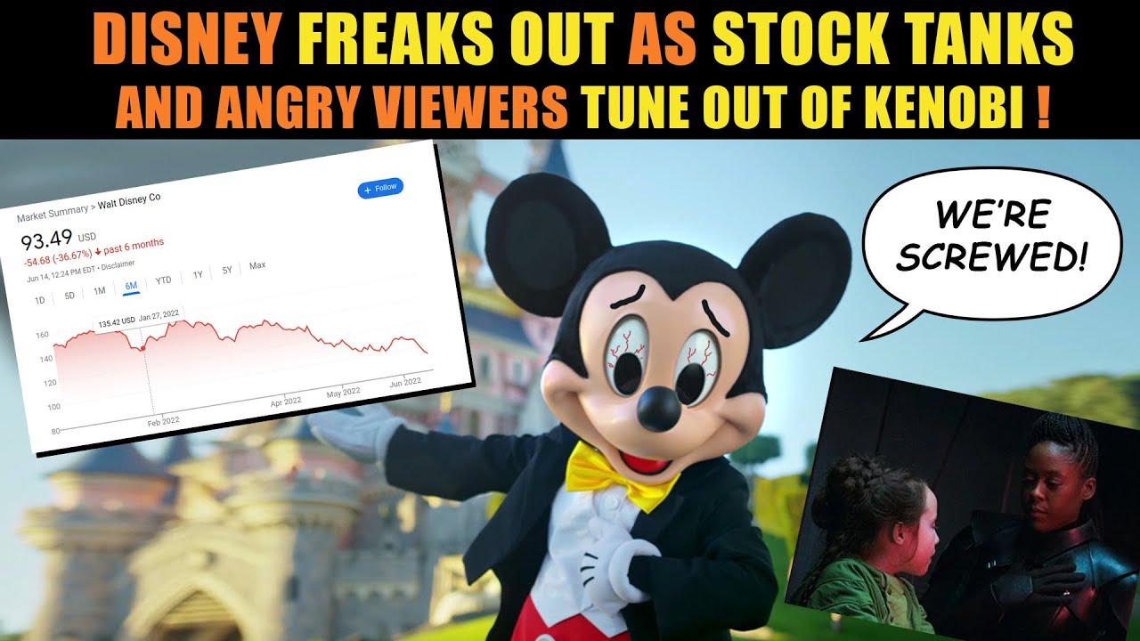 Disney FREAKS as Stocks PLUMMET & Viewers BAIL on KENOBI | EMERGENCY ...