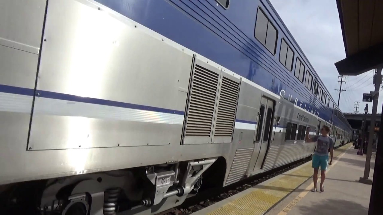 Amtrak train 768 F59phi 456 Departure at old town to Santa Fe Depot ...