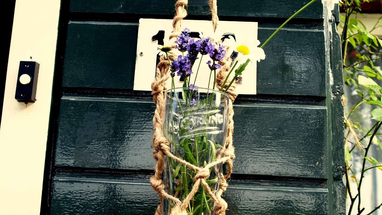 How To Make A Beautiful Rope Net Decoration - DIY Home Tutorial ...