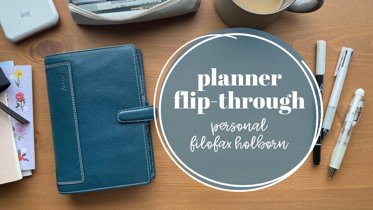 Planner Flip Through: Personal Filofax Holborn - YouTube