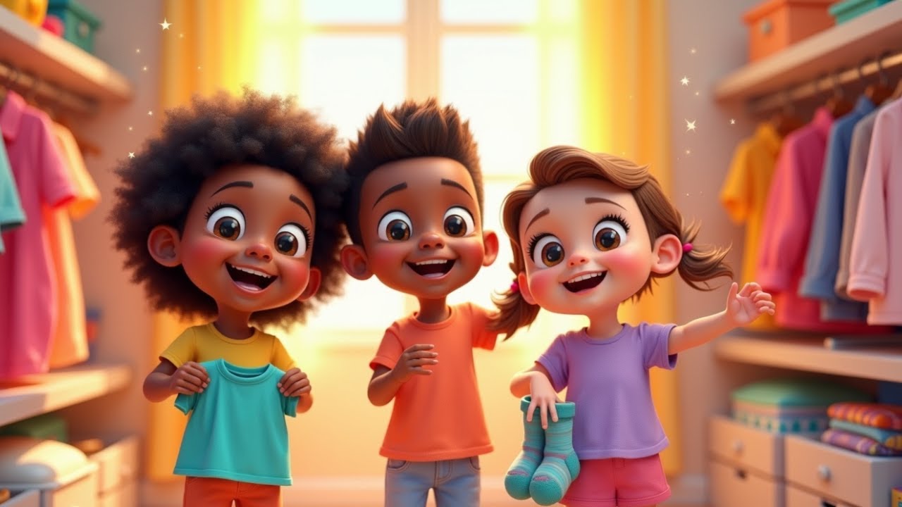 Getting Dressed Song for Kids |@LuluTunesOficial Nursery Rhymes & Kids ...