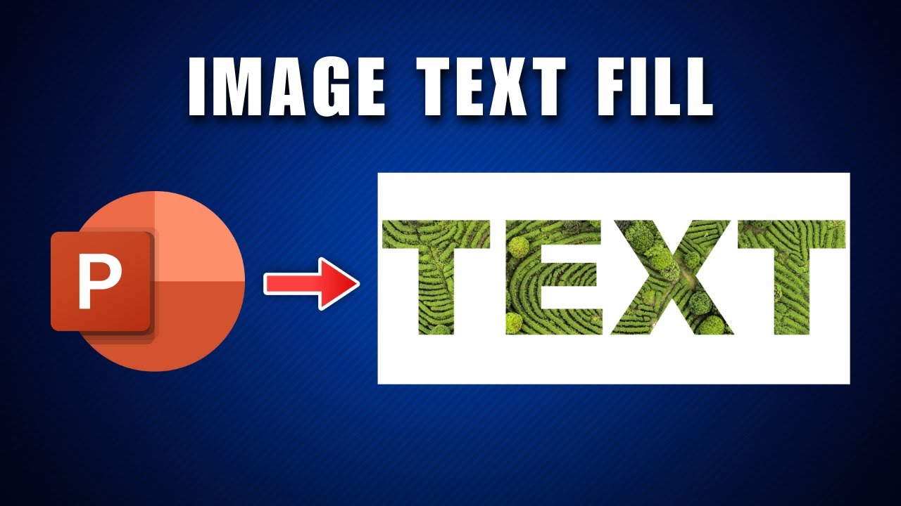 How To Fill Text With An Image In Powerpoint 2026 - YouTube
