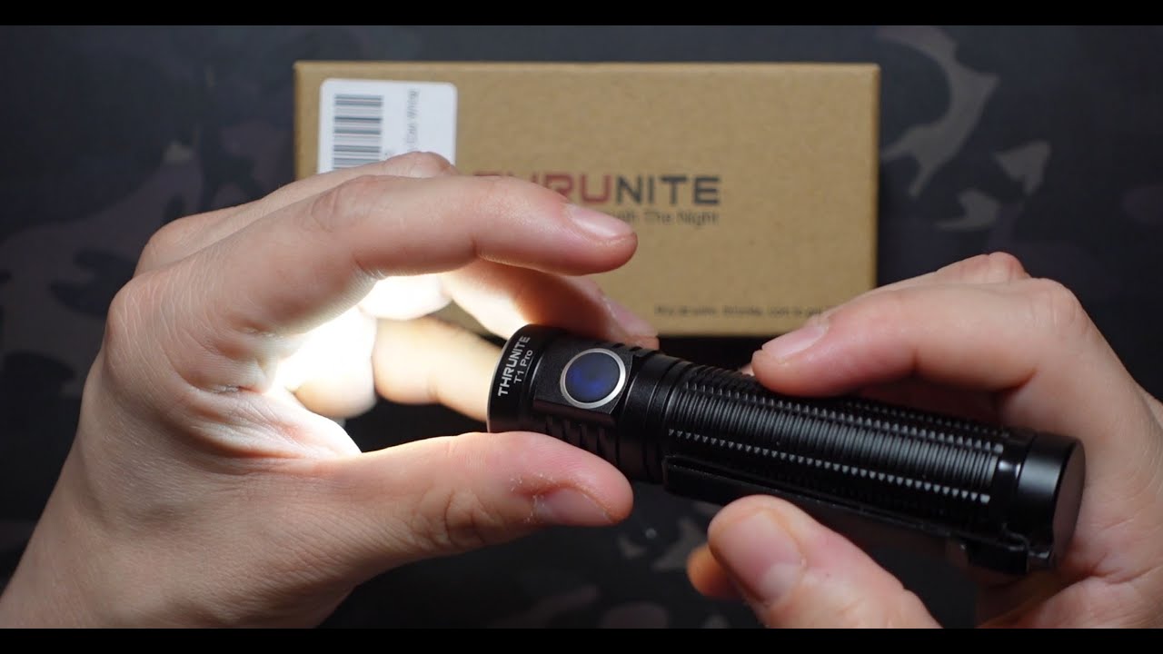 Thrunite T1 Pro Flashlight - 1920 Lumen Turbo Mode - YouTube