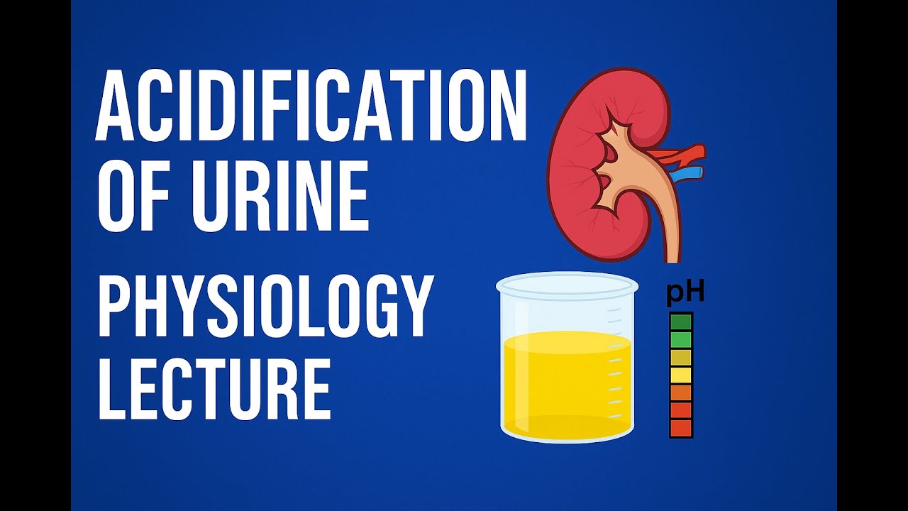 Urine Acidification Explained | Physiology Lecture for Medical Students ...