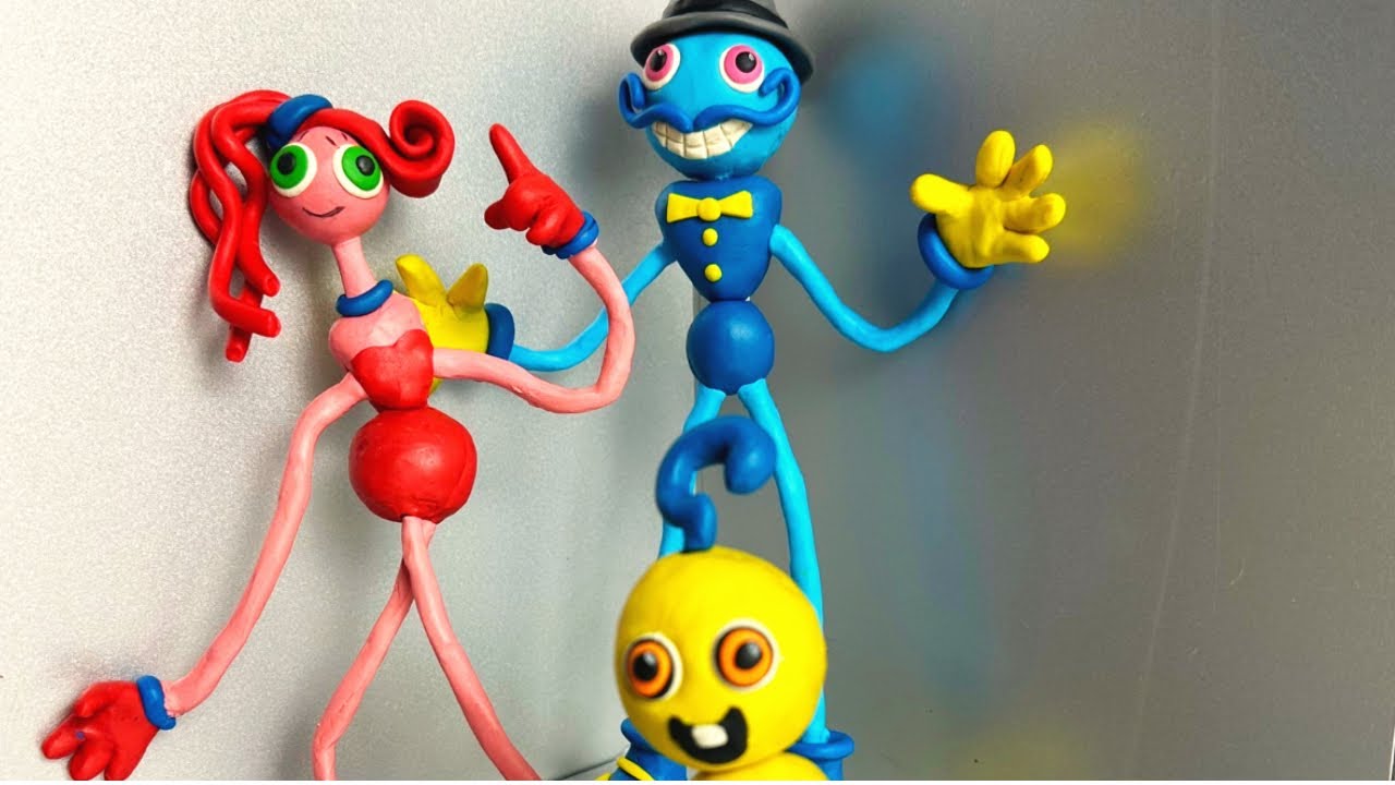 I created Daddy Long Legs, Mommy Long Legs, and Baby Long Legs out of ...