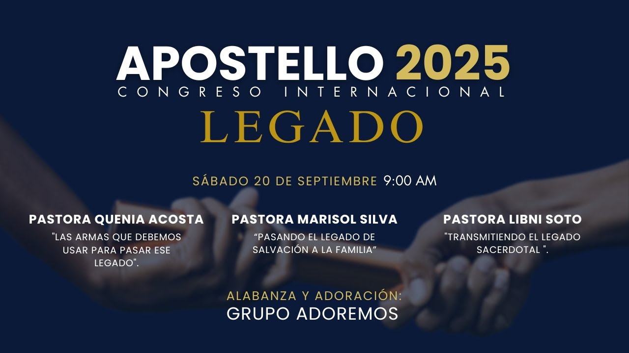 Congreso Apostello 2025 - Legado Plenarias - YouTube