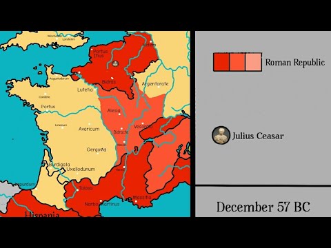 Gallic Wars (58 BC - 51 BC): Every Month - YouTube