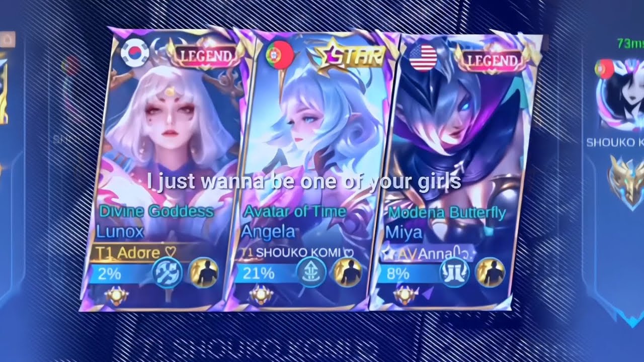 One of your girls || MLBB PRESET || - YouTube