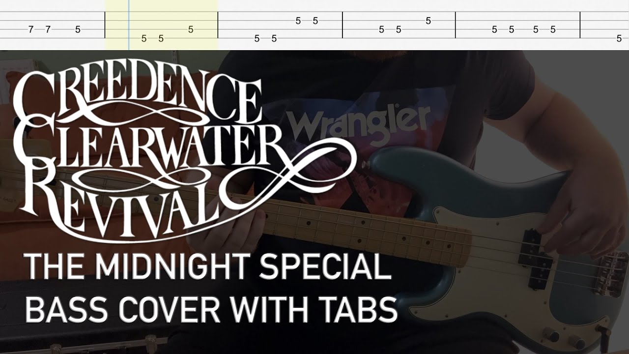 Creedence Clearwater Revival - The Midnight Special (Bass Cover with ...