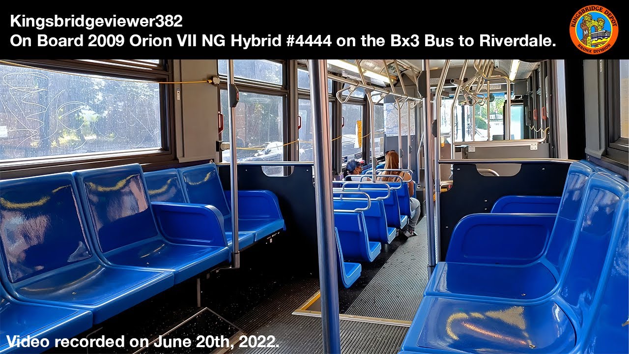 MTA New York City Bus: On Board 2009 Orion VII NG Hybrid 4444 on the ...