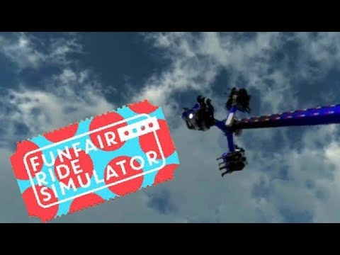 Funfair Ride Simulator 4 SkyStrike (Meteor) onride FRS4 - YouTube