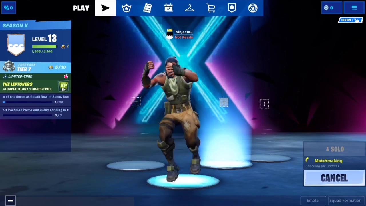Fortnite Default Dance Bass Bossted - YouTube
