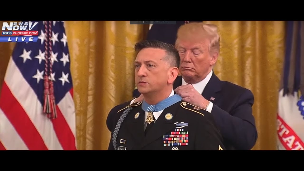 MEDAL OF HONOR CEREMONY: President Trump Honors Army Staff Sgt ...