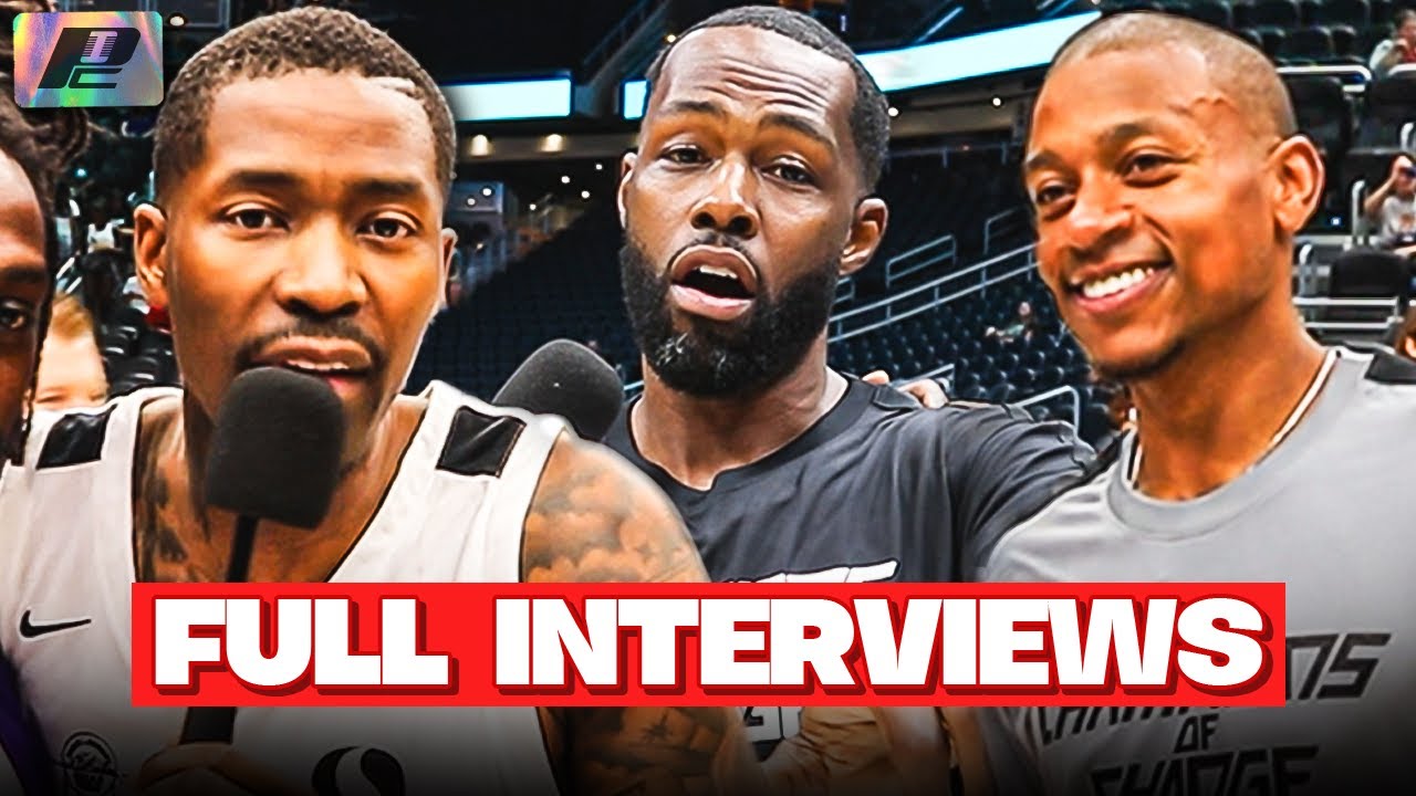 Interviewing NBA Players at Celebrity All-Star Game (Jamal Crawford ...