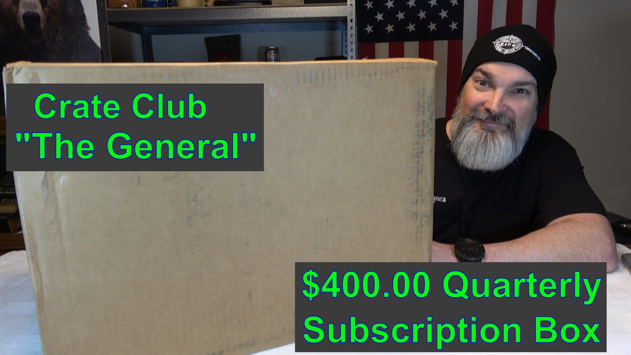 Crate Club "The General" Subscription Box !!!!!!! - YouTube