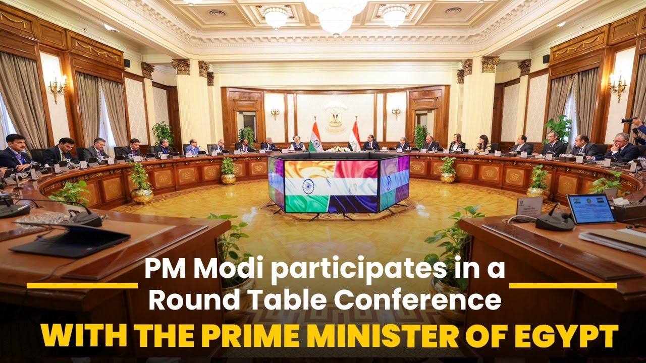 PM Modi participates in a Round Table Conference with the Prime ...