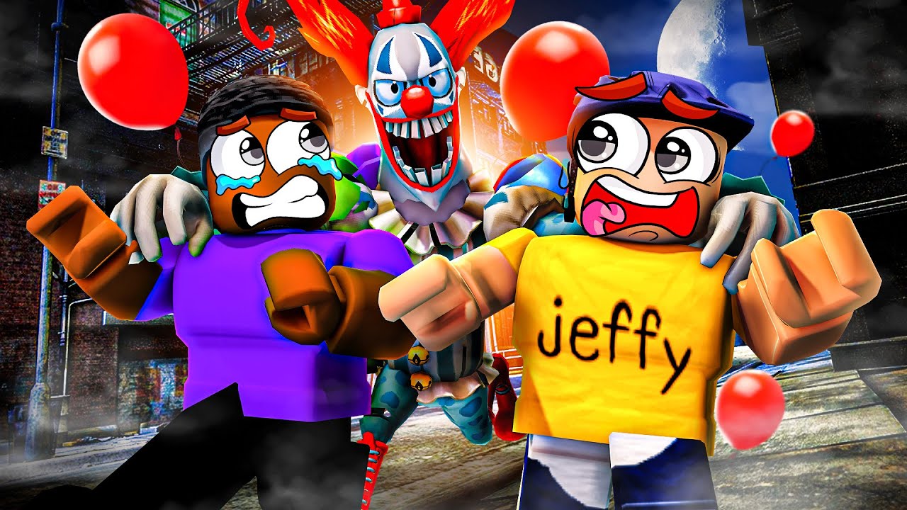 Can Jeffy & Tyrone Escape THE KILLER CLOWN!? - YouTube