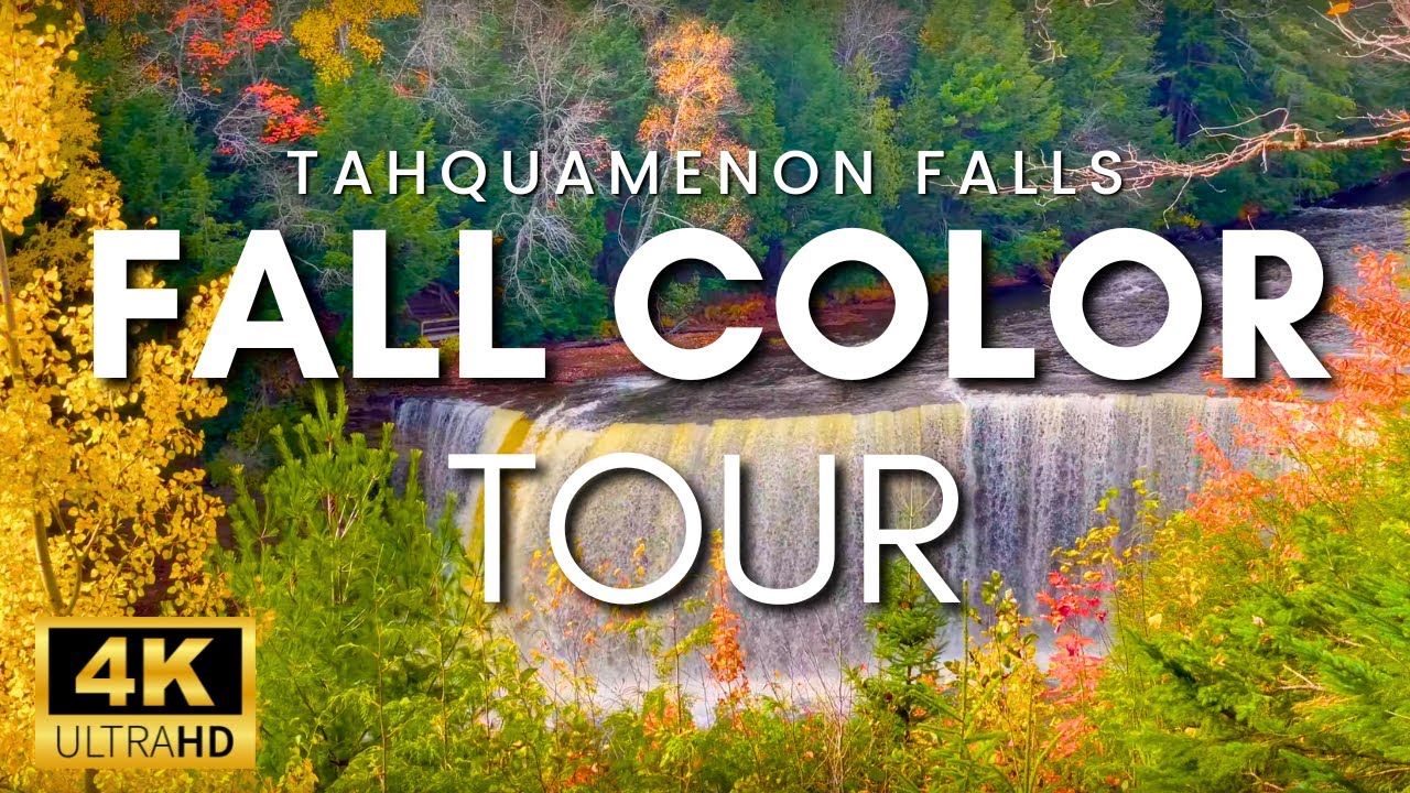 Tahquamenon Falls Autumn Color Walking Tour | Michigan Fall Foliage ...