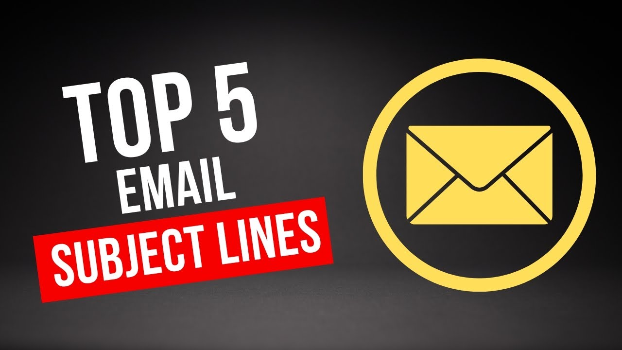 5 Attention-Grabbing Subject Lines - YouTube