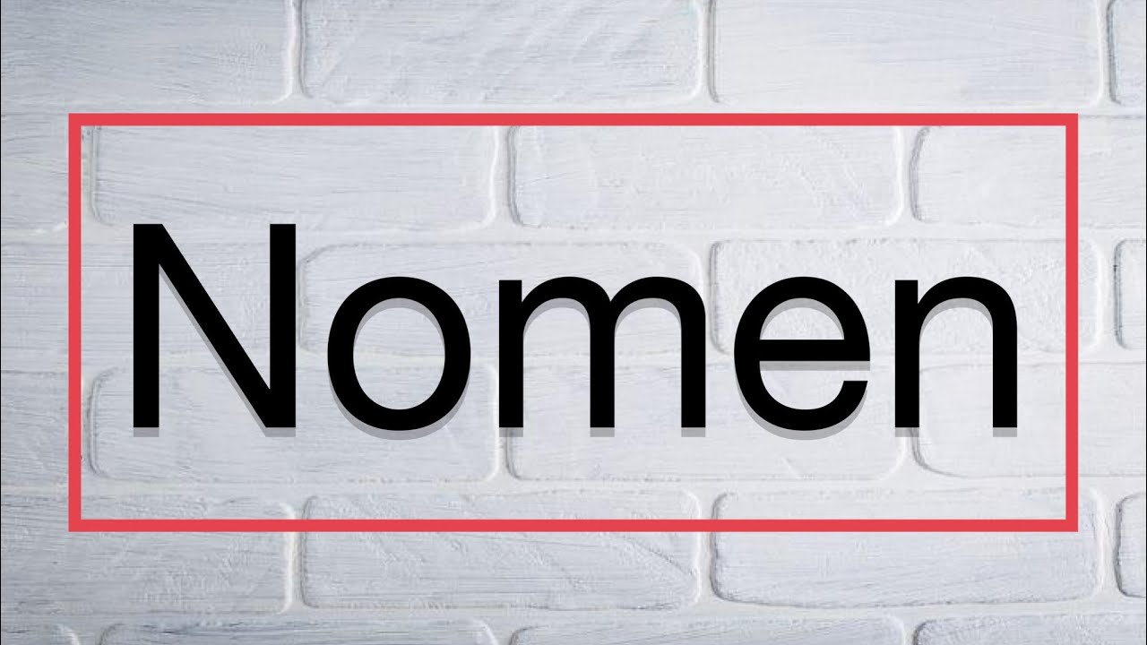 Alles über NOMEN - YouTube