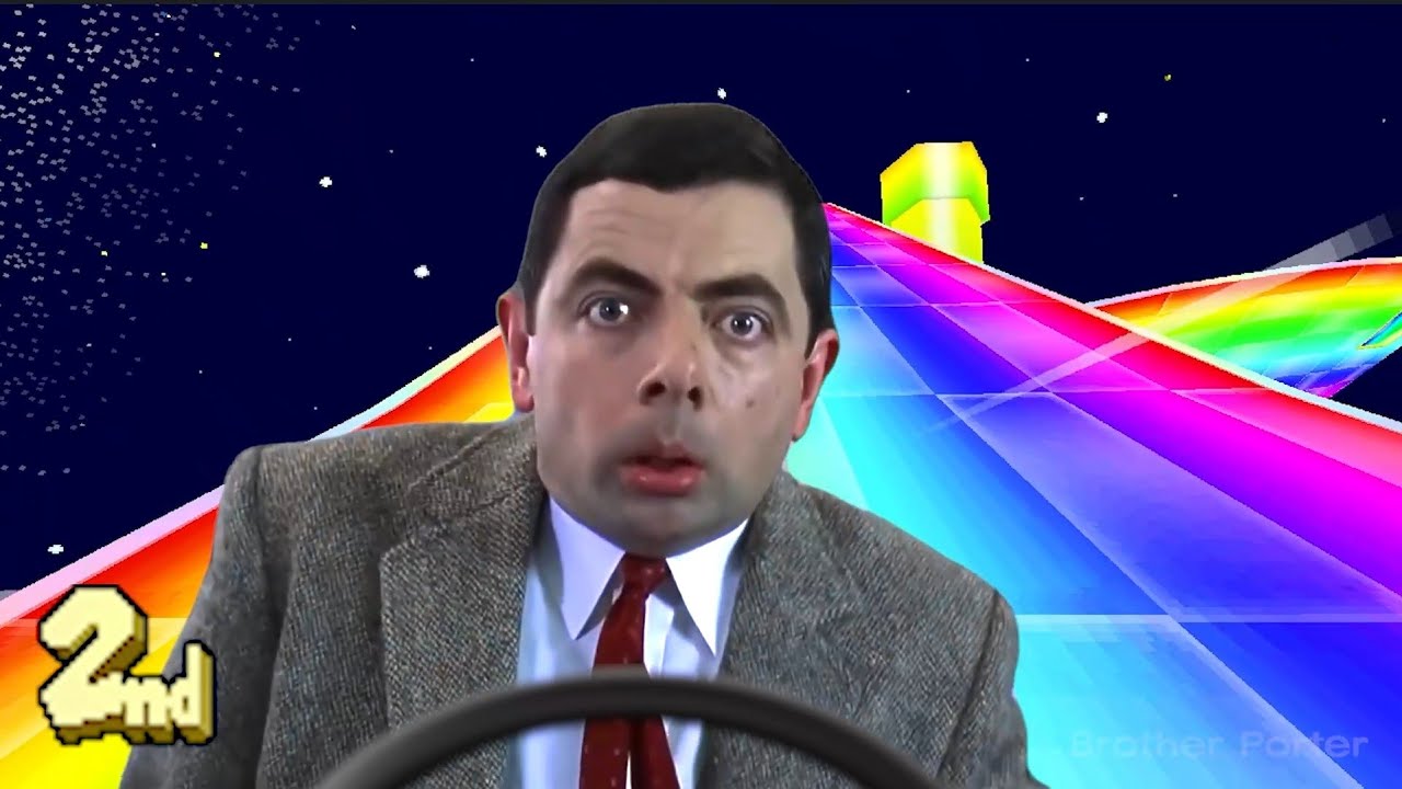 Mr. Bean In Mario Kart DS - YouTube