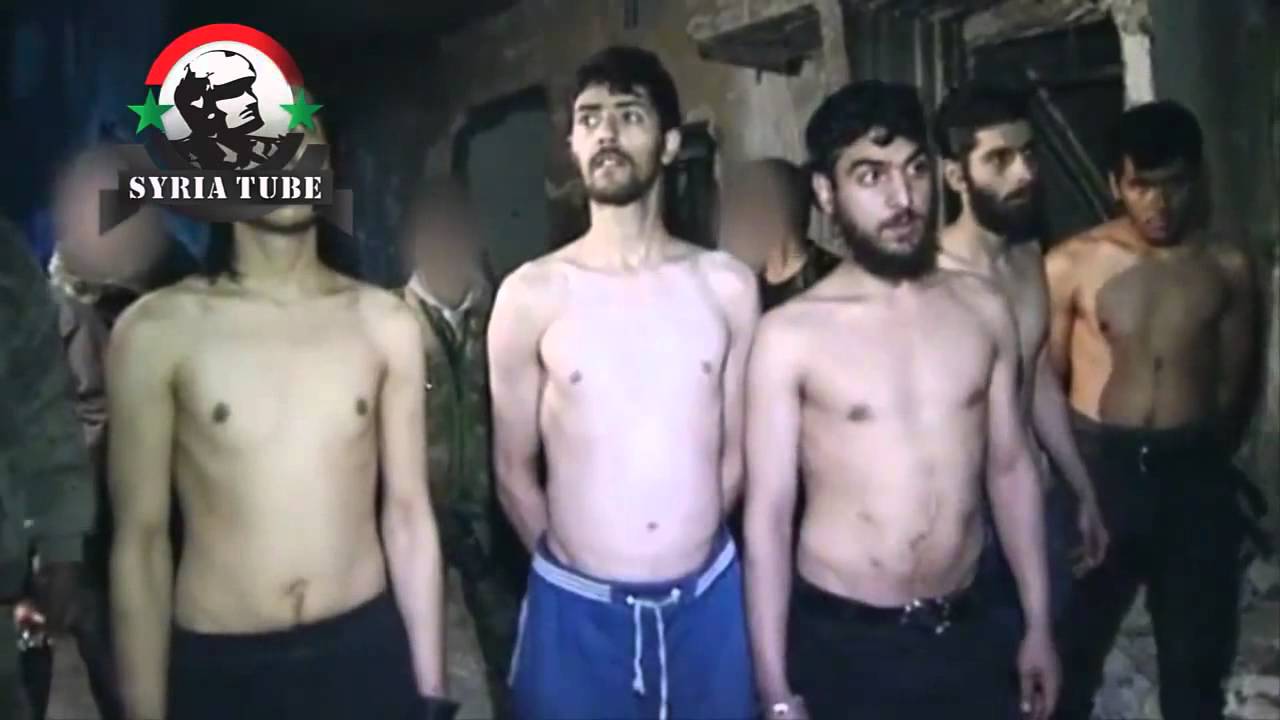 Syrian FSA members Surrendering to the Syrian National Defense Force ...