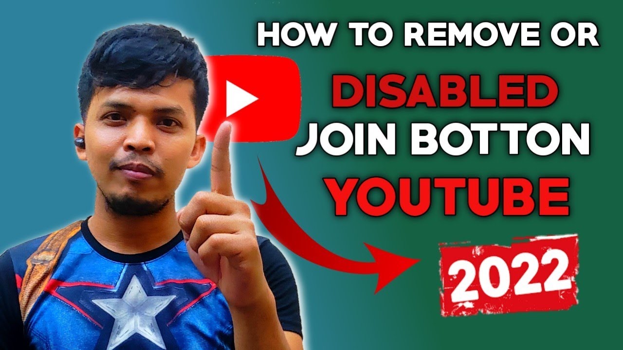 how to disabled YouTube join botton paano tanghali ANG join botton SA ...
