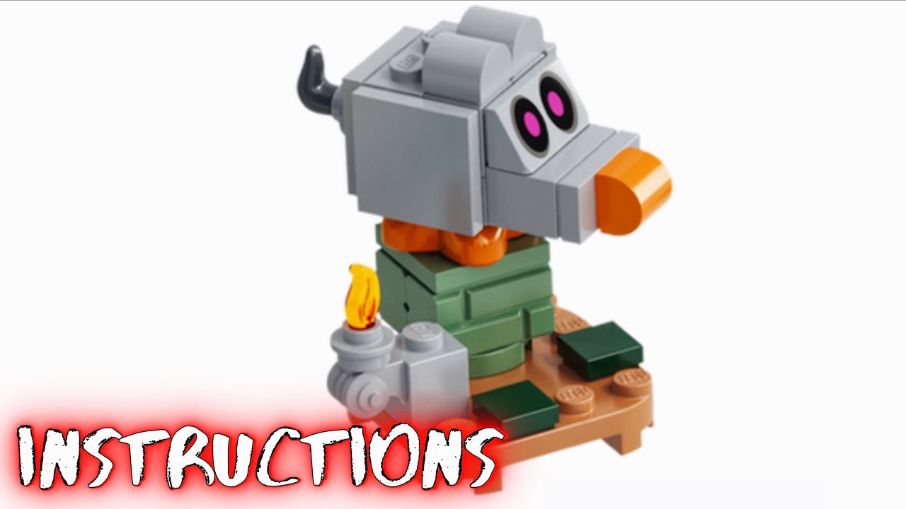 LEGO Mario Series 4: Scaredy Rat Instructions! 71402 - YouTube