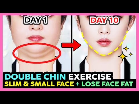 🥇10 GÜNDE YÜZ YAĞ + İNCE YÜZ KAYBETMEK İÇİN EN İYİ ÇİFT ÇENE YAĞ ALMA EGZERSİZLERİ