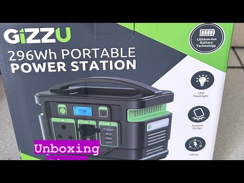 Unboxing of Gizzu Portable Power Station. - YouTube