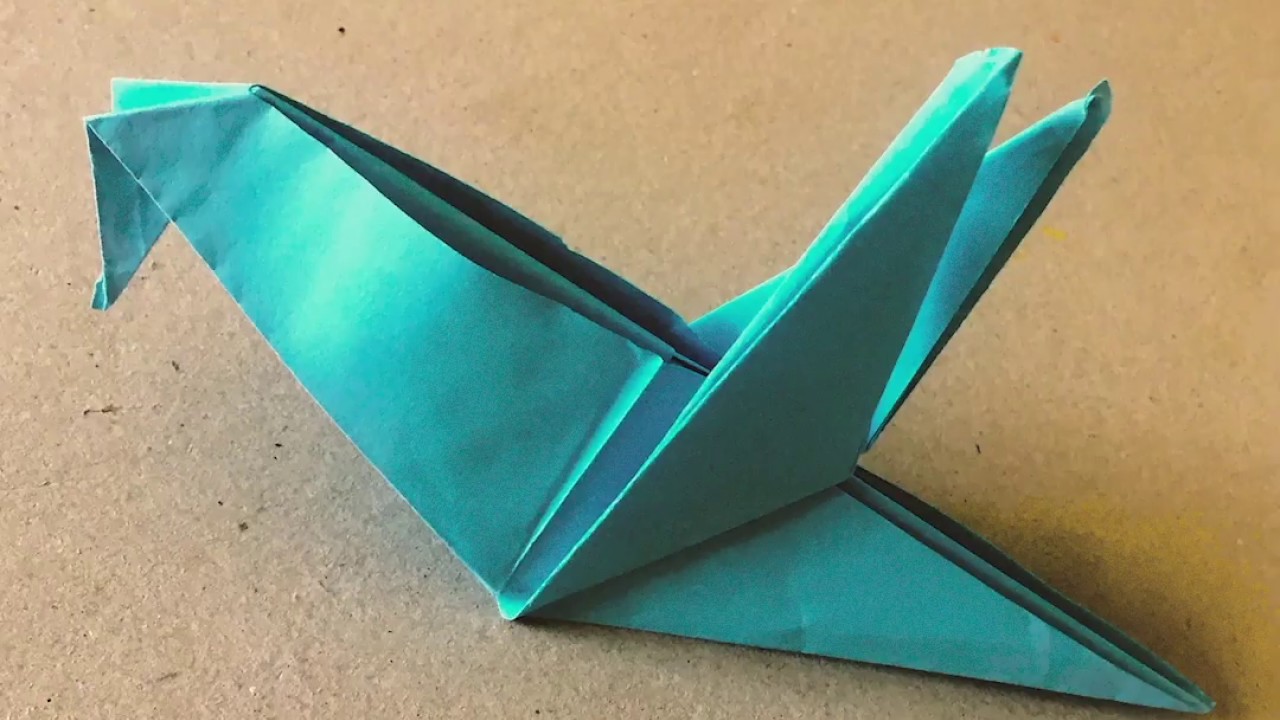 Colibrí de origami - YouTube