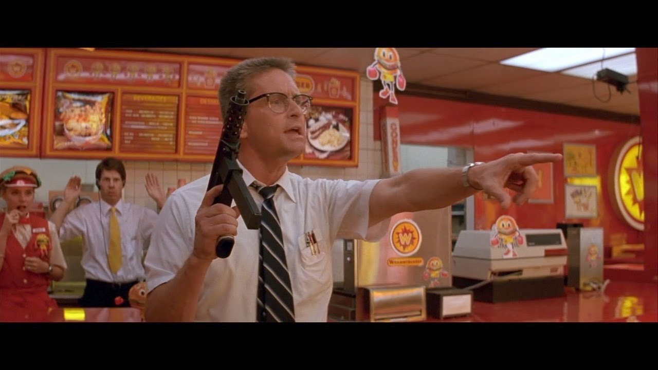 Falling Down I don't want lunch. I want breakfast. - YouTube