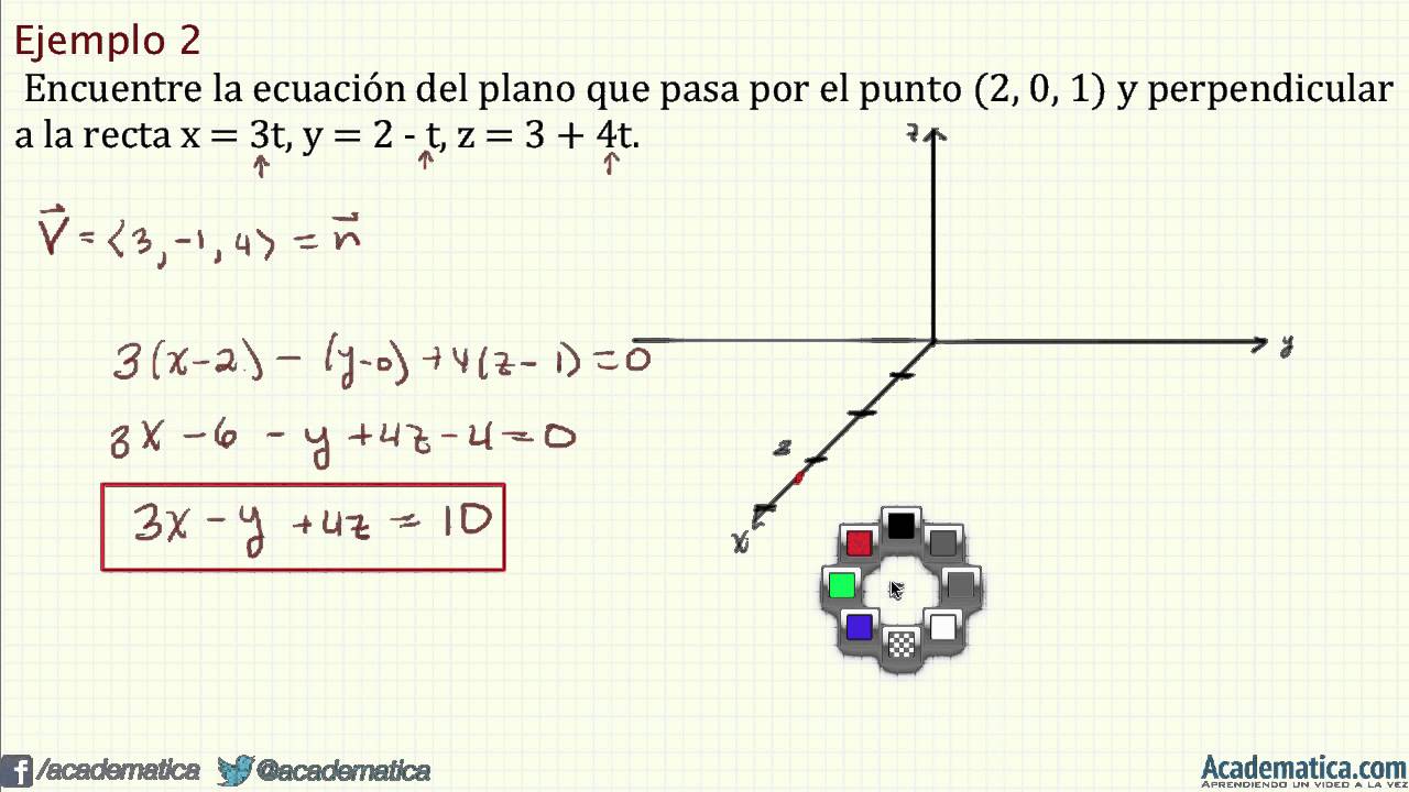Planos en el espacio ejemplos 1 y 2 - YouTube