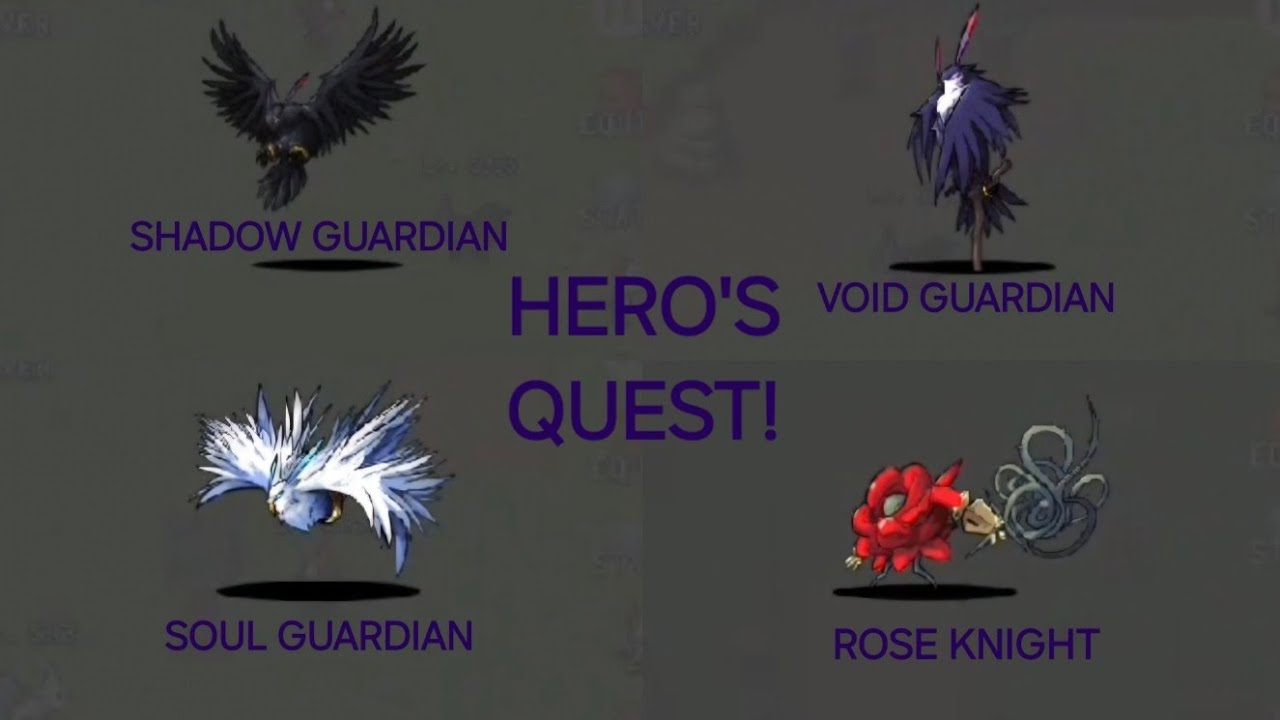 Hero's Quest Shadow Guardian - Void Guardian - Soul Guardian - Rose ...