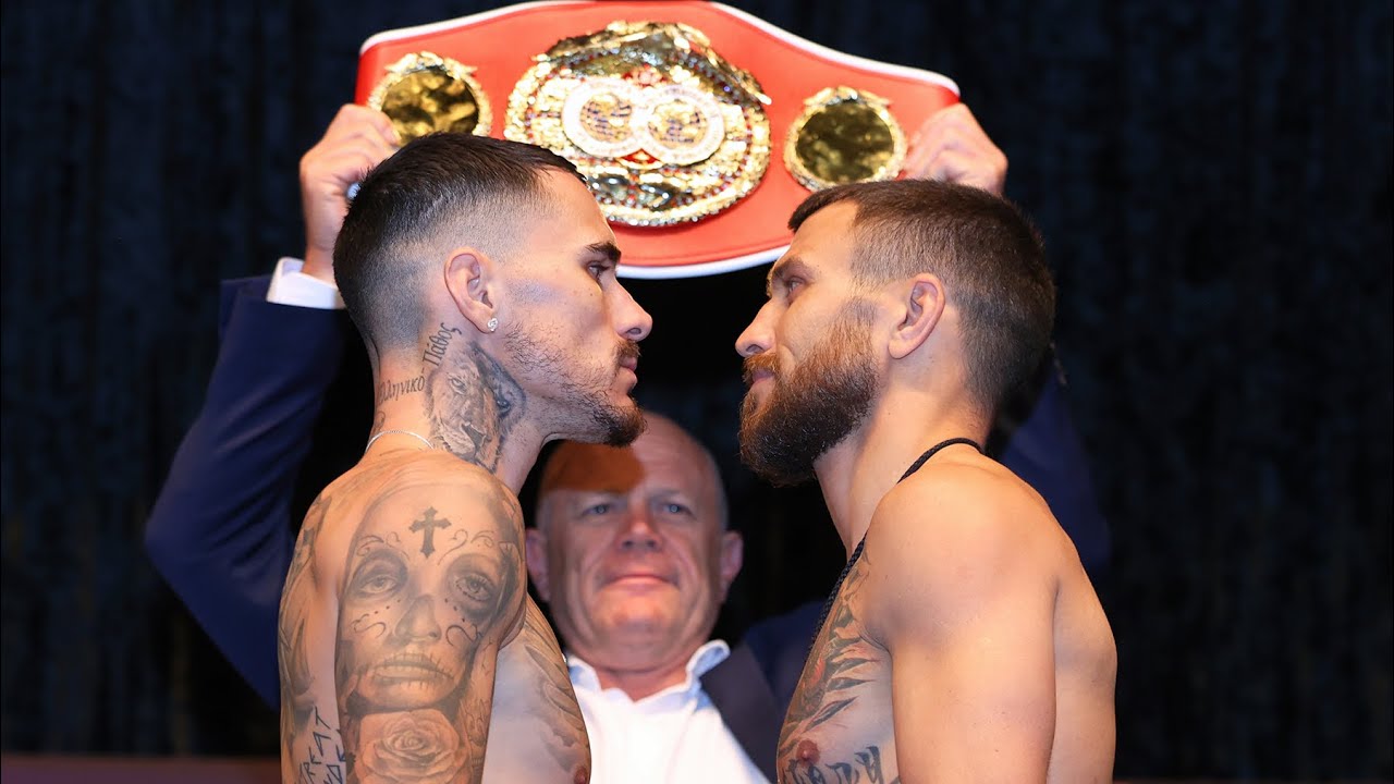 VASILIY LOMACHENKO V GEORGE KAMBOSOS FINAL WEIGH IN - YouTube
