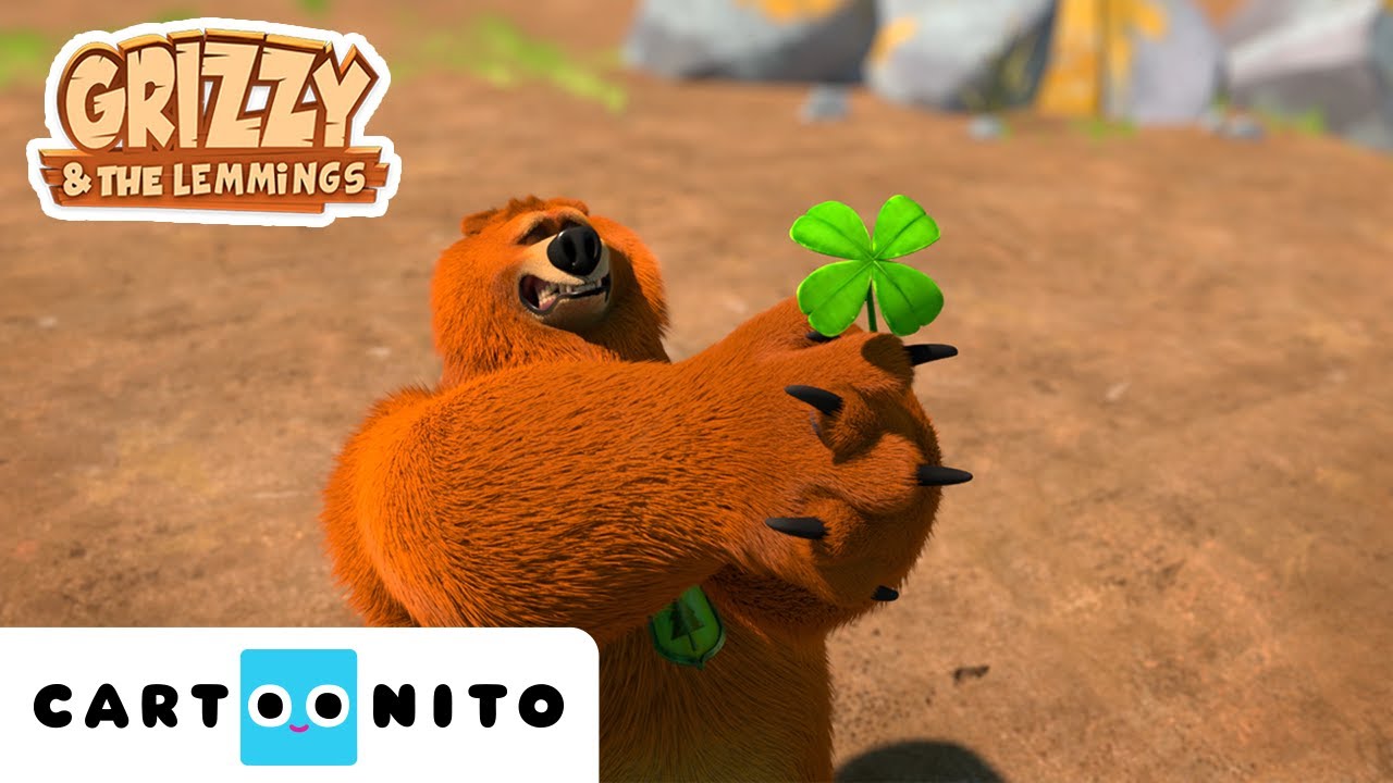Szczęśliwy talizman Grizzy’ego | Grizzy i lemingi | Cartoonito - YouTube