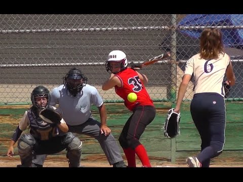 Batter Gets Hit vs Foothill Gold. TCS Fastpitch Travel Softball World ...