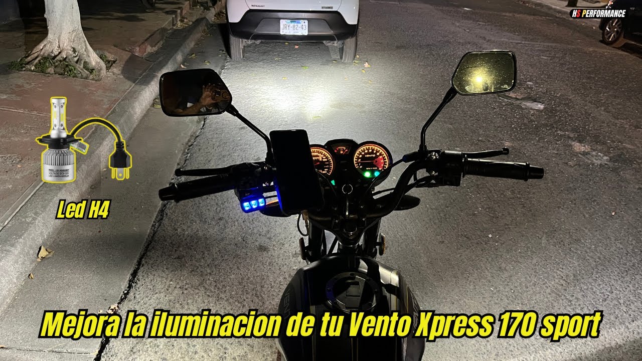 Instalacion de foco Led a la Vento Xpress 170 sport | Isaac HS - YouTube
