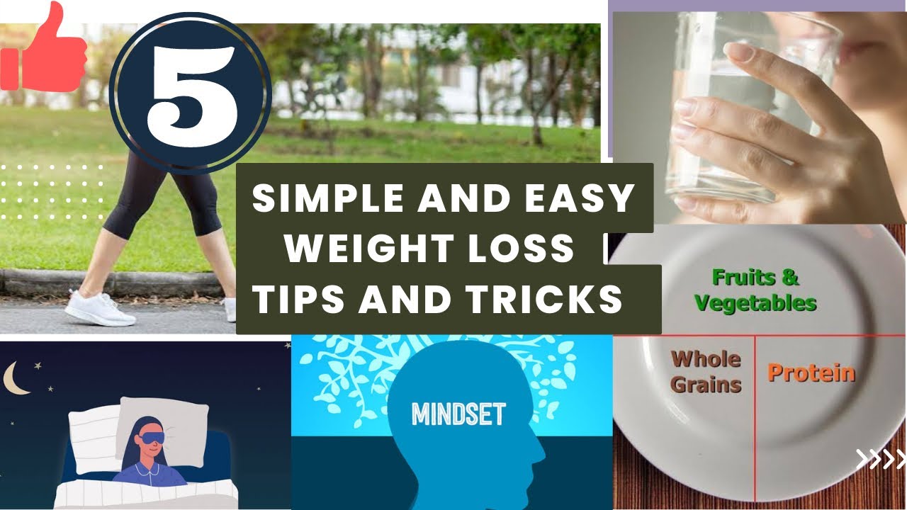5 Simple and Easy Weight loss Tips And Tricks - YouTube