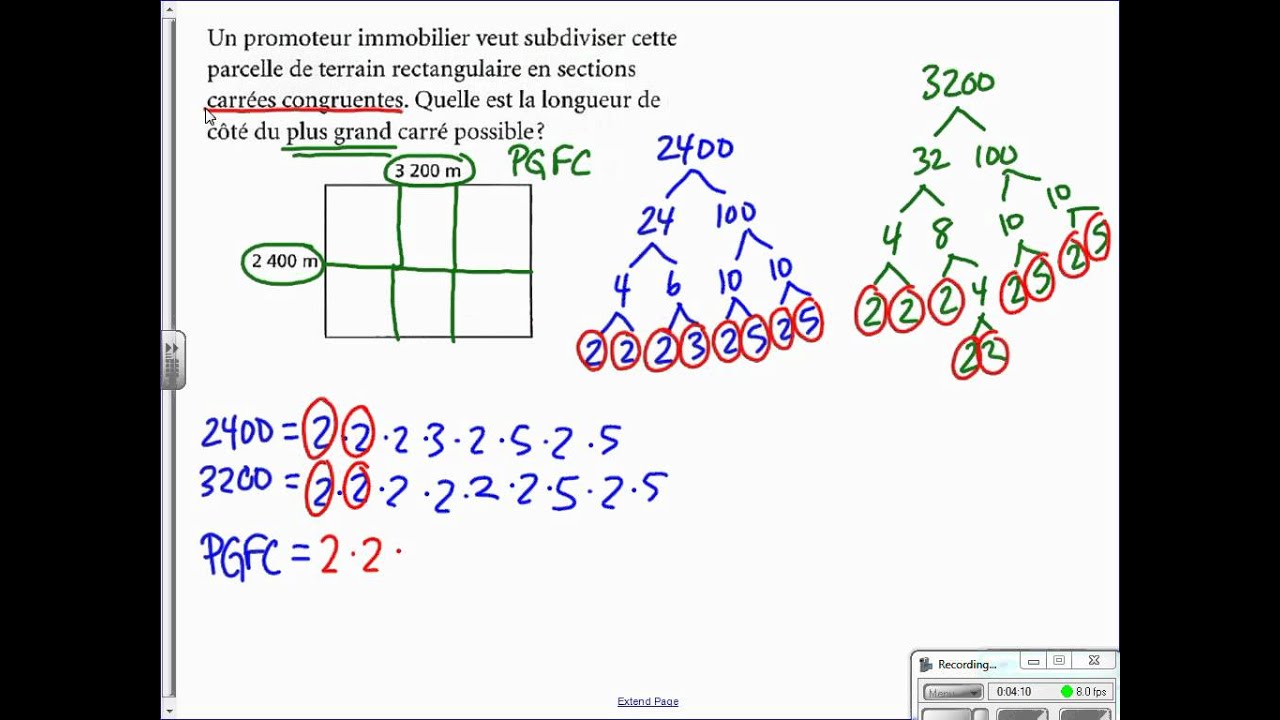Problème écrit avec PGFC - YouTube