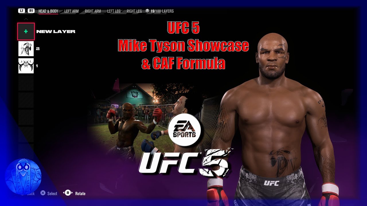 UFC 5 Mike Tyson Fighter Showcase & CAF Formula - YouTube