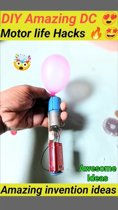 Amazing invention with DC motor🔥🤯DIY simple DC motor life hacks#dcmotor#shorts #amazinginvention ...