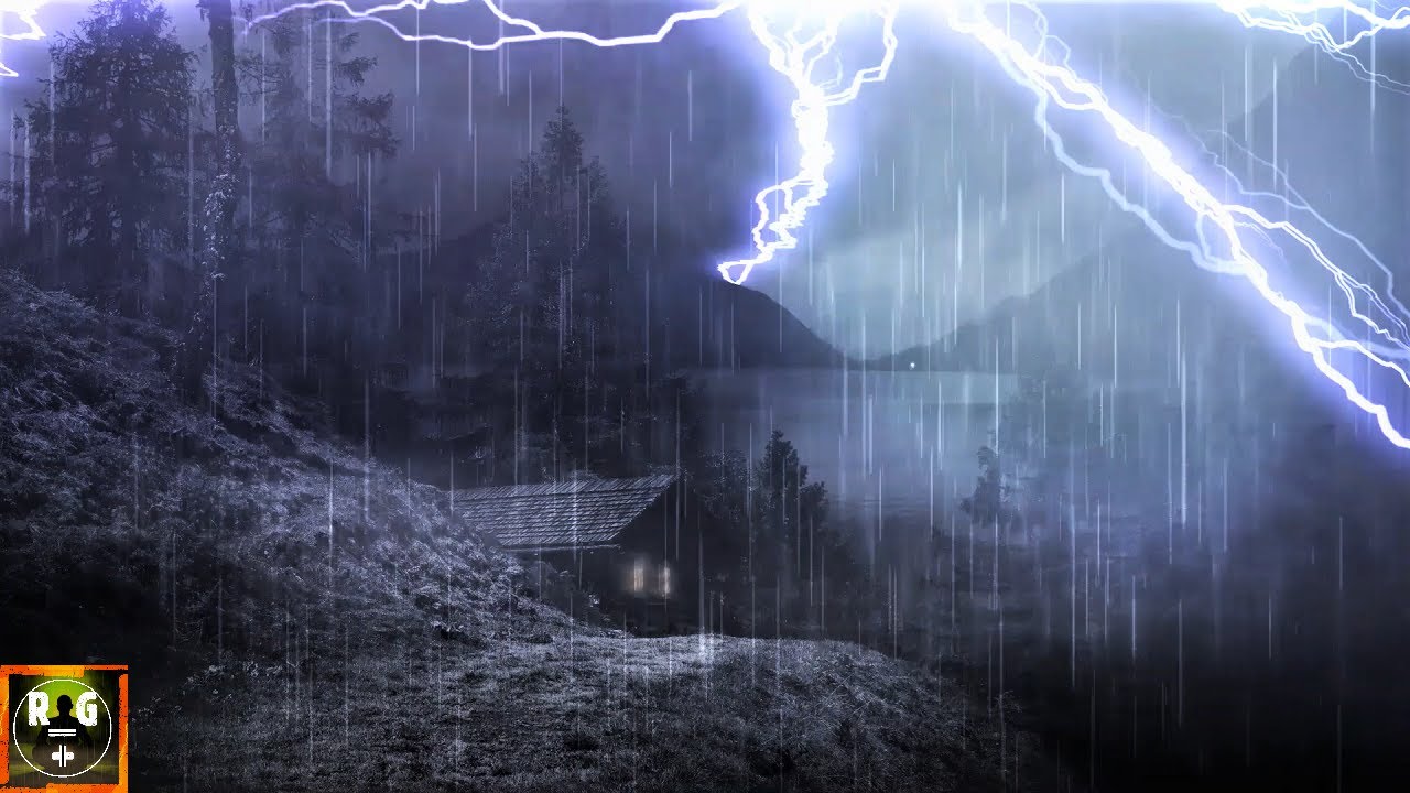 Sleep better with Thunderstorm Sounds | Rain, Thunder & Lightning ...