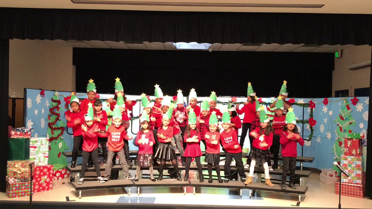First Grade Winter Program 2019 part 2 - YouTube